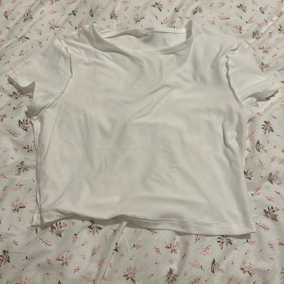 Tops | Basic White Crop Top | Poshmark